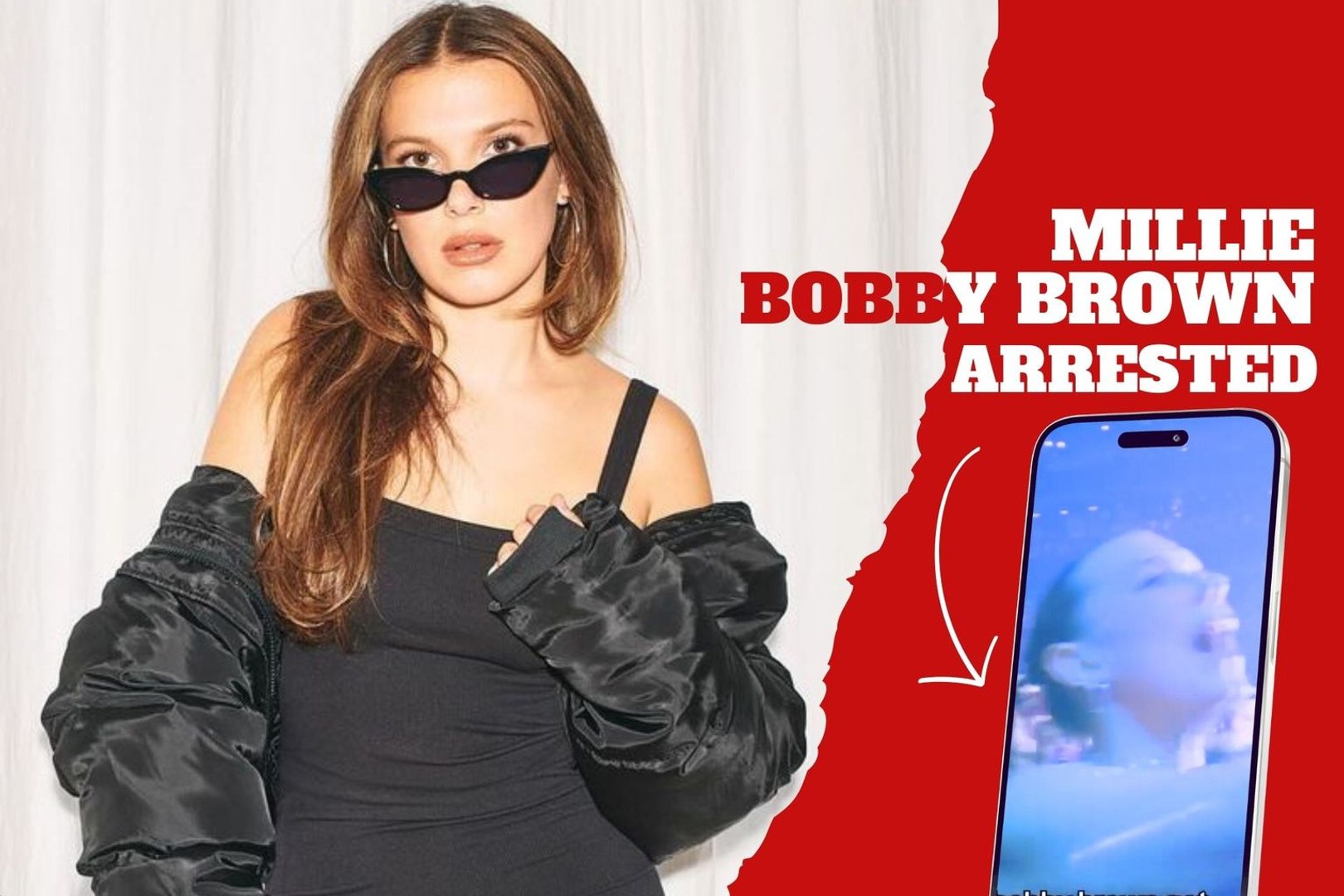 Millie Bobby Brown 'arrested' during Sabrina Carpenter concert - MARCA ...
