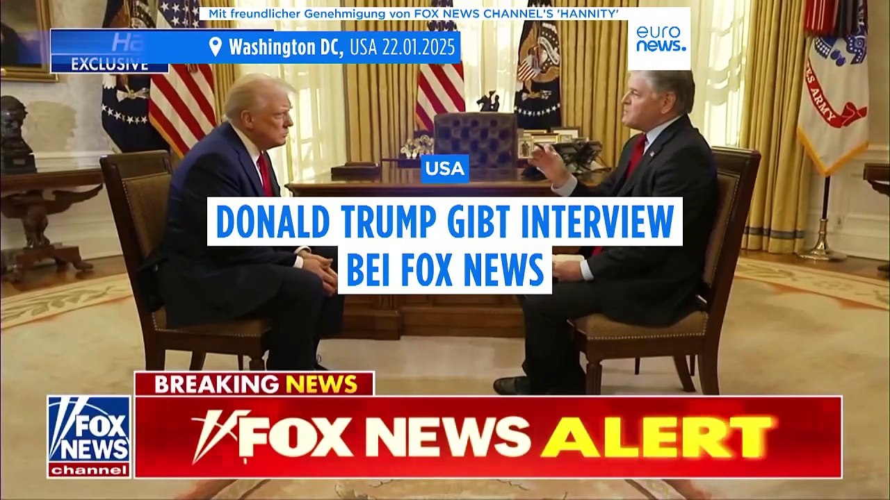 Erstes Interview von Donald Trump bei Fox News - video Dailymotion