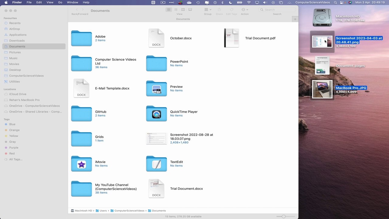 How to MOVE an Image to the Finder Application On a Mac / Desktop ...