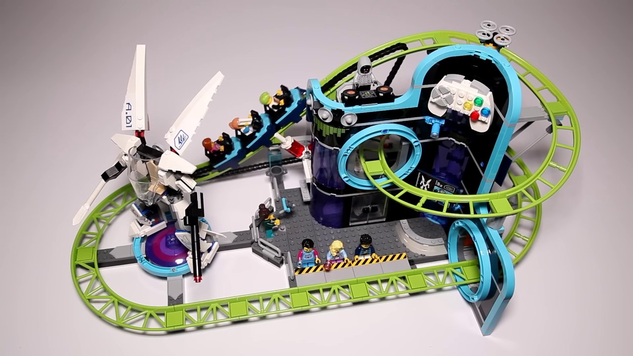 Lego City 60421 Robot World Roller Coaster with Power Functions Speed ...