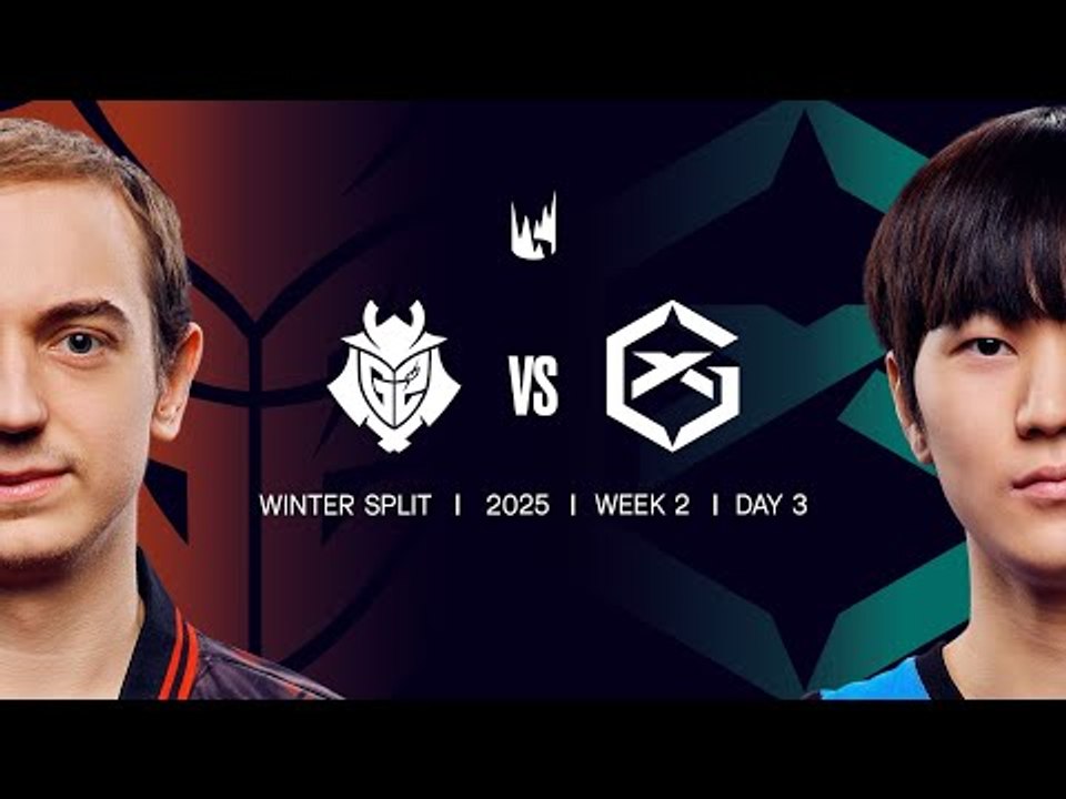 G2 v GX | 2025 LEC Winter | Week 2 Day 3 | G2 Esports vs. GIANTX - Vídeo Dailymotion