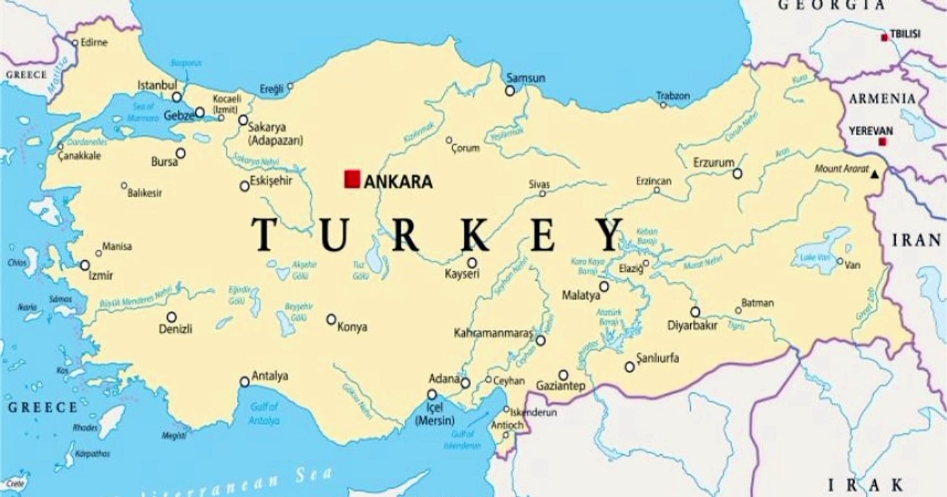 Map of Turkey. Peta Turki. Turkey Map. Map of Turkiye. Peta Turkiye ...