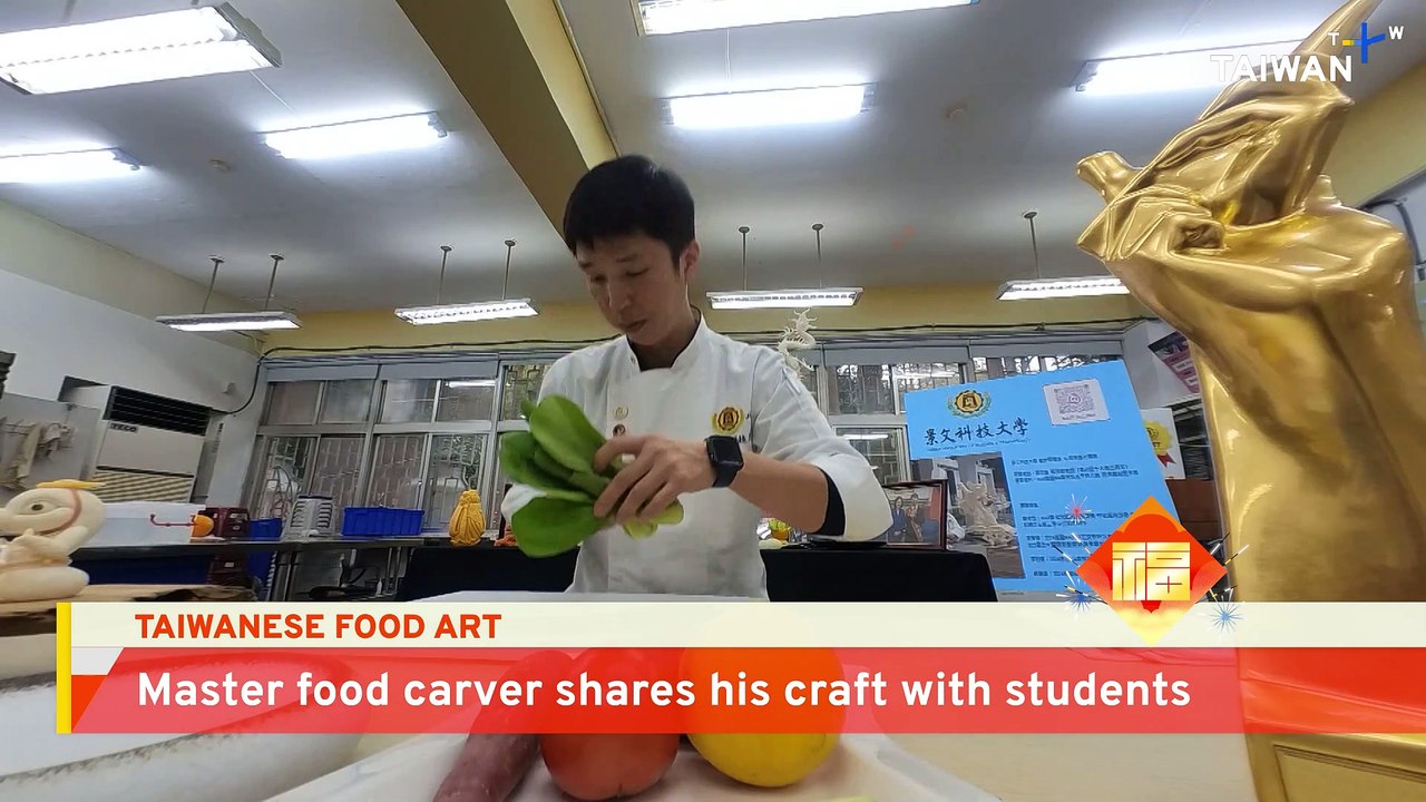 Taiwanese Master Food Carver Shines Light on Appetizing Artform - video ...