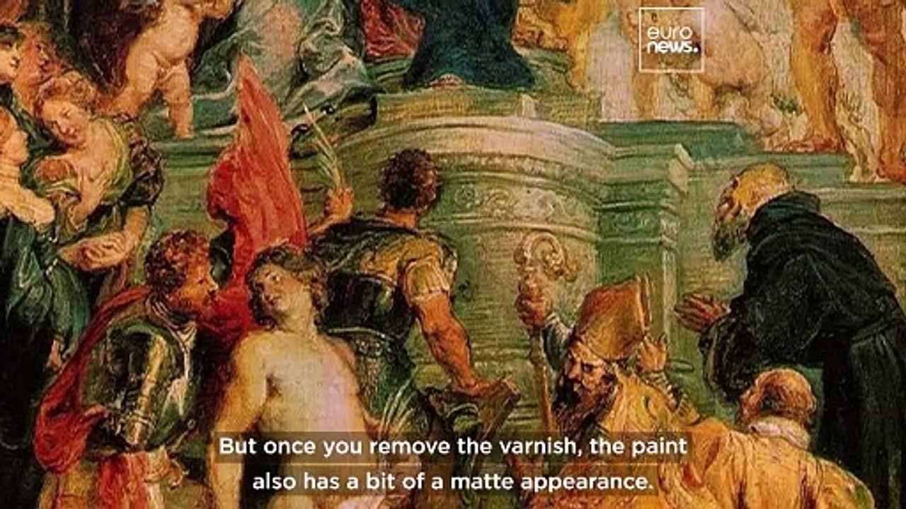 Restoring Rubens: How a gigantic masterpiece is transformed in front of public eyes - video ...