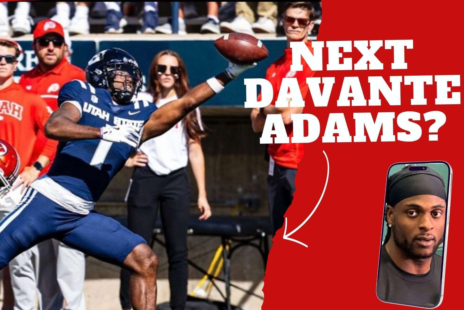 Next Davante Adams! Explosive wide receiver draw a comparison to NFL star and wants to play for ...