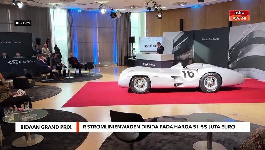 R Stromlinienwagen dibida pada harga 51.55 juta euro | Astro Awani
