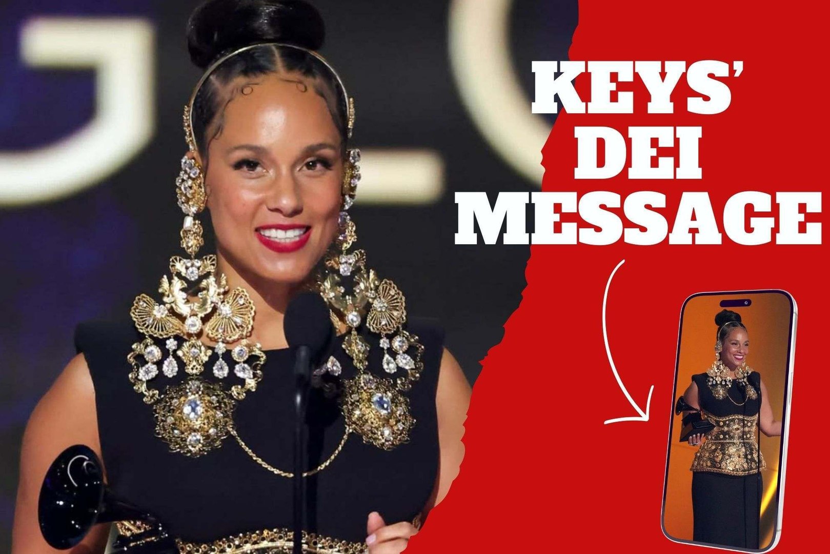Powerful inclusive message! Alicia Keys' moving speech at the Grammy ...