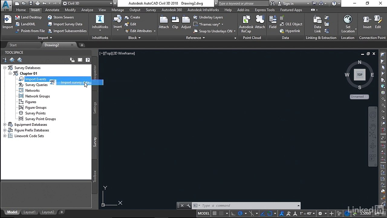 how to Setting up your survey database in civil 3d #Autodesk #civil3d ...