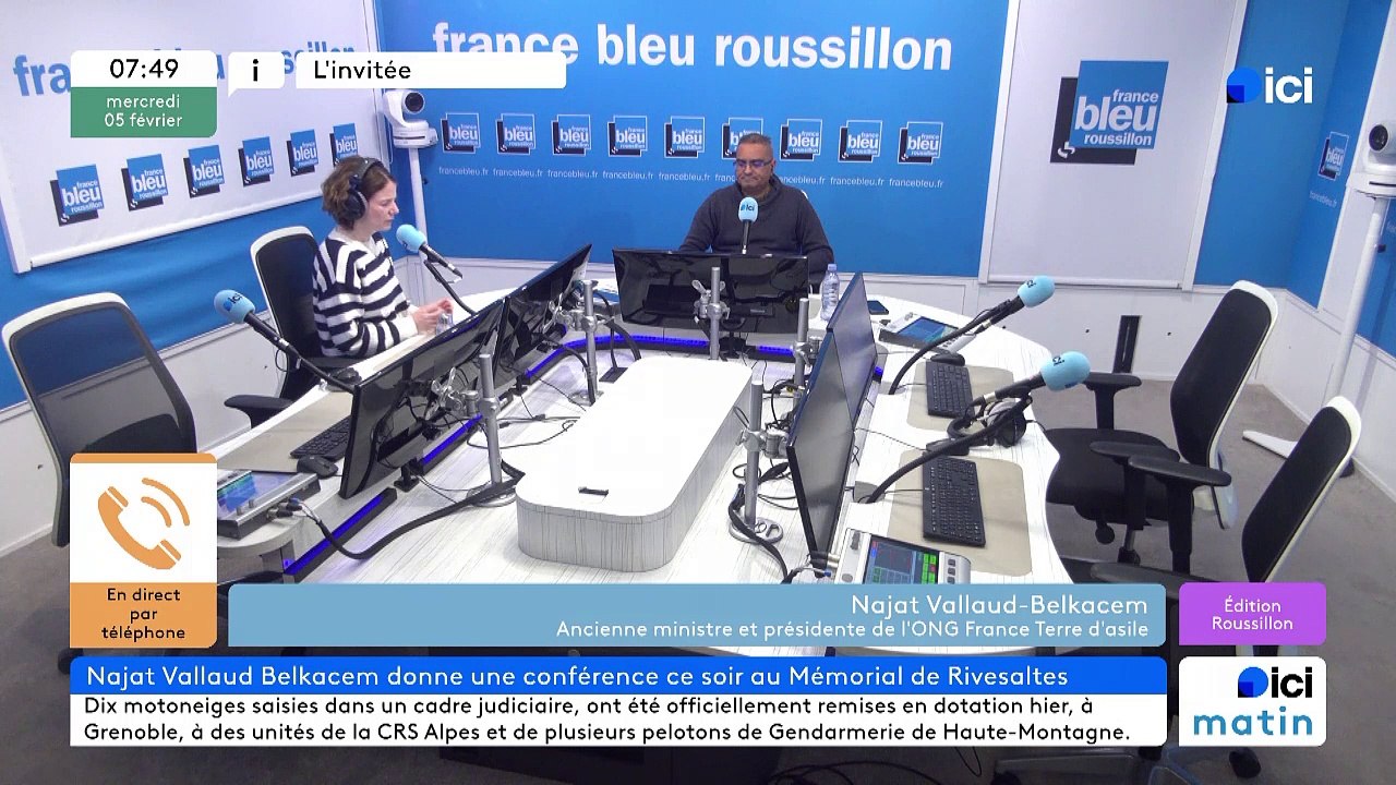 L'invitée d'Ici Roussillon - 05/02/25 - Vidéo Dailymotion