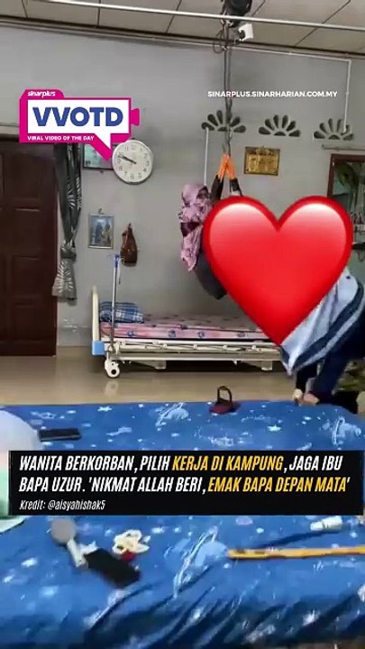 Wanita ini sanggup berkorban, pilih kerja di kampung, jaga ibu bapa uzur - Video Dailymotion