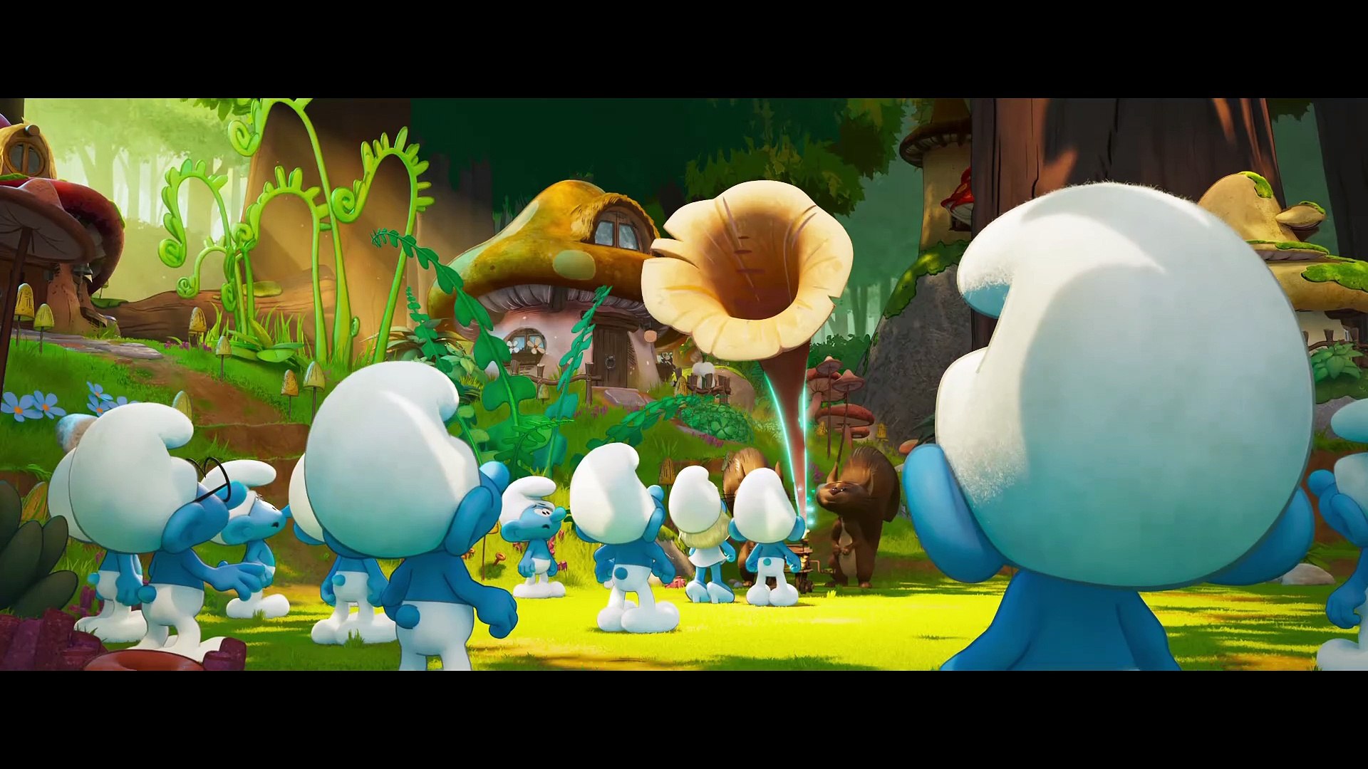 The Smurfs Village Wallpaper