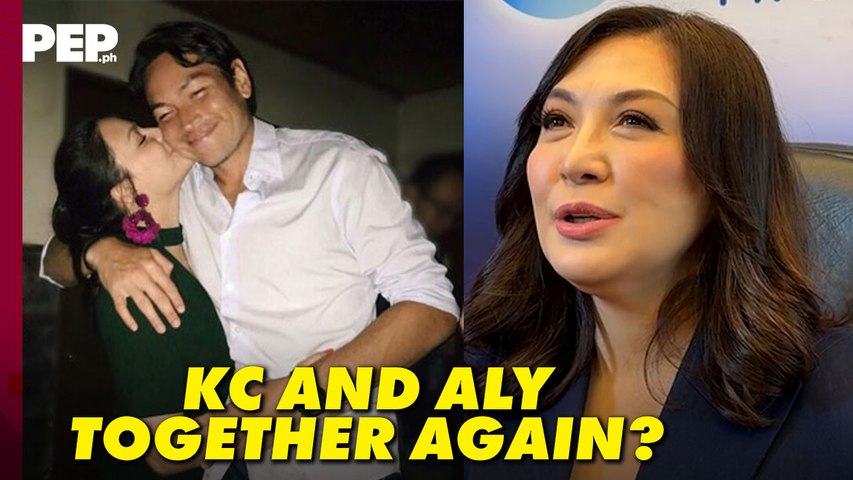 Sharon Cuneta nag-react sa tanong tungkol kay KC at Aly | PEP Interviews