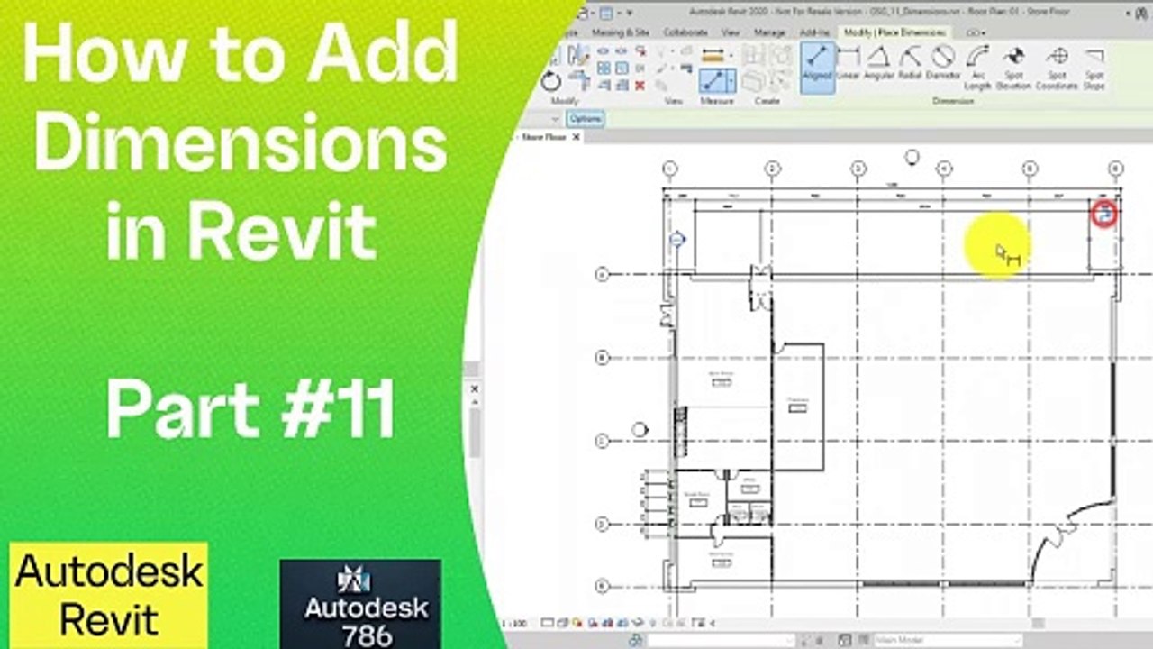 How to Add Dimensions in Revit #architecture #revit #autocadcivil3d # ...