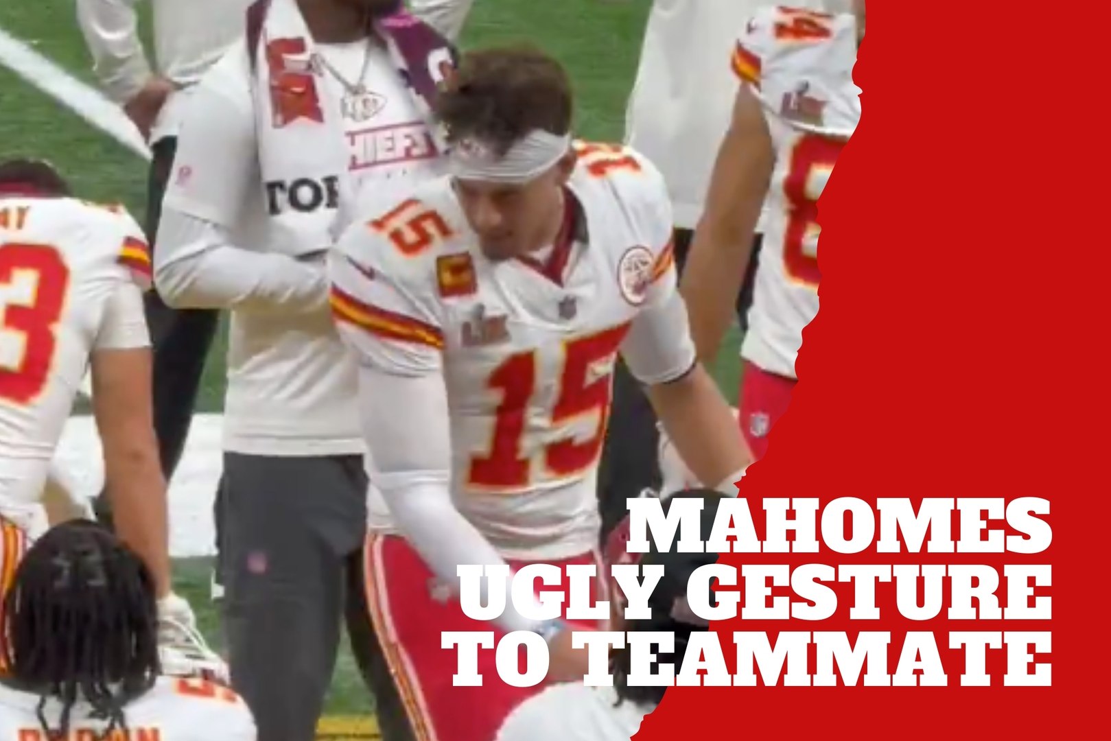 Patrick doesn't like him! During the Super Bowl LIX Pat Mahomes had a ...