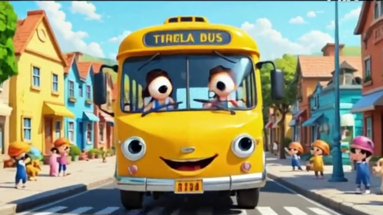 Wheels on the Bus | Fun & Interactive Kids Nursery Rhyme | Sing Along ...