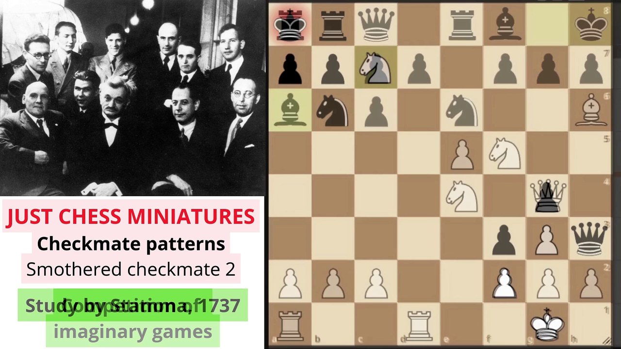 Checkmate patterns. Smothered checkmate 2 - video Dailymotion