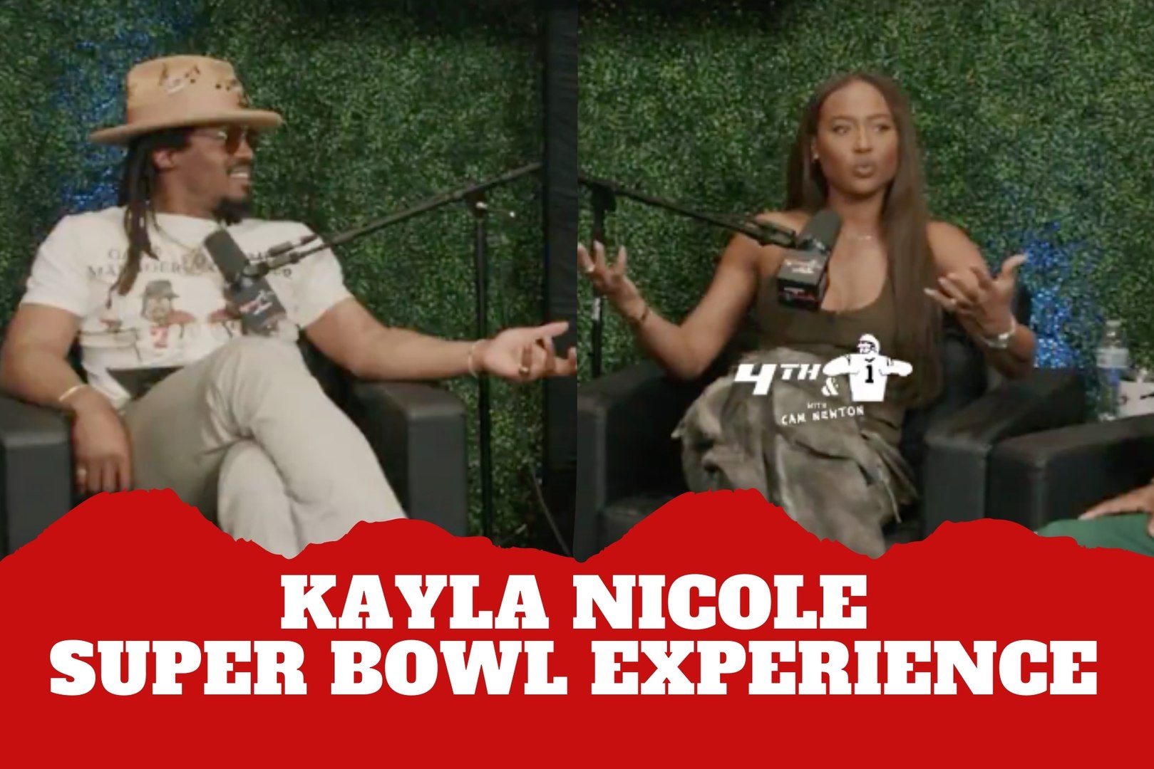 Cam Newton and Travis Kelce's ex Kayla Nicole on her Super Bowl ...