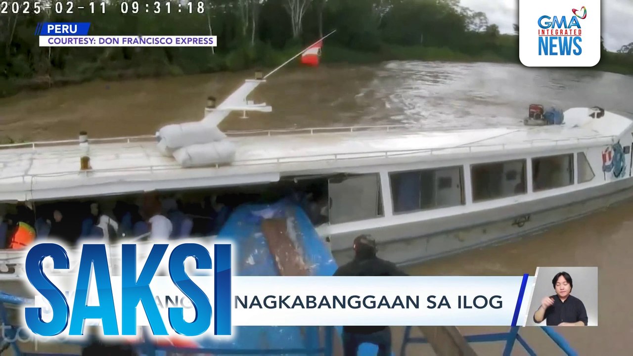 2 bangka, nagkabanggaan sa ilog | Saksi - video Dailymotion