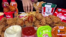 ASMR MUKBANG KFC BEST FRIED CHICKEN & CHICKEN BURGER & FRENCH FRIES ...
