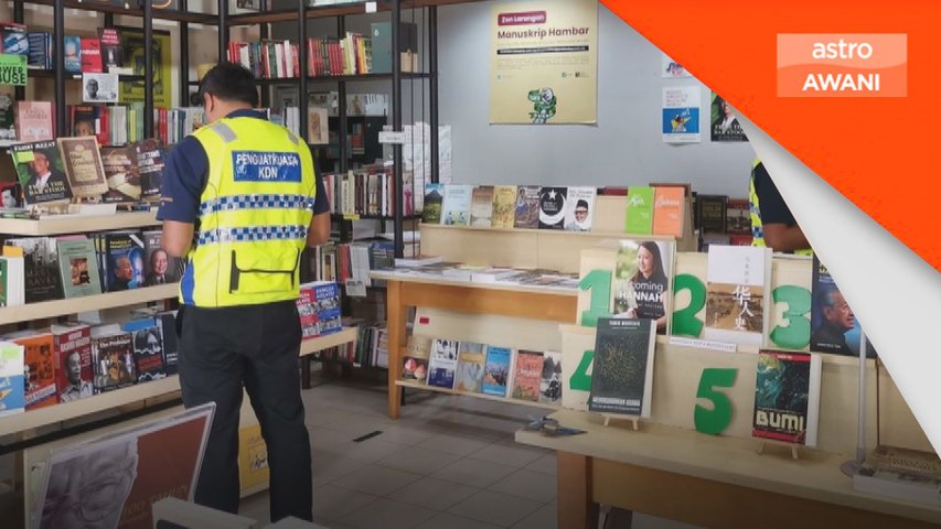 Kehadiran anggota polis di kedai buku hanya rondaan rutin | AWANI ...