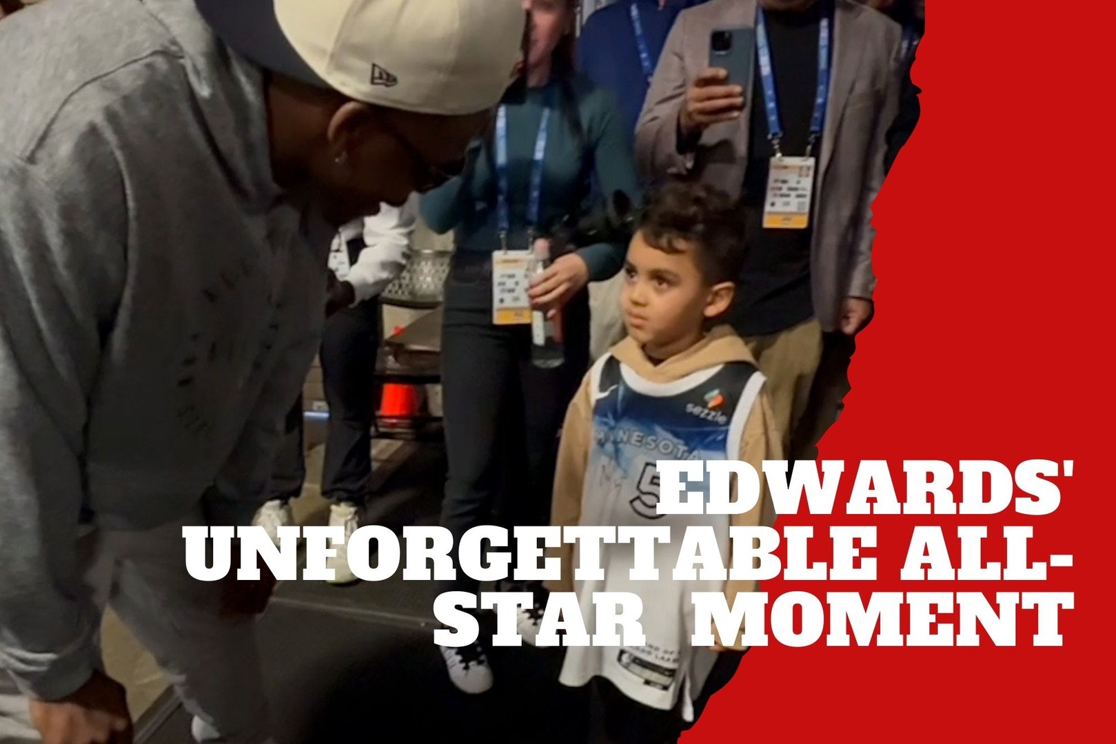 Heartwarming! Anthony Edwards shares unforgettable moment with young ...