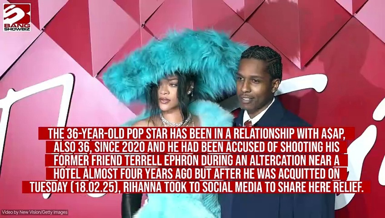 Rihanna publicly reacts to ASAP Rocky's not guilty verdict in felony ...
