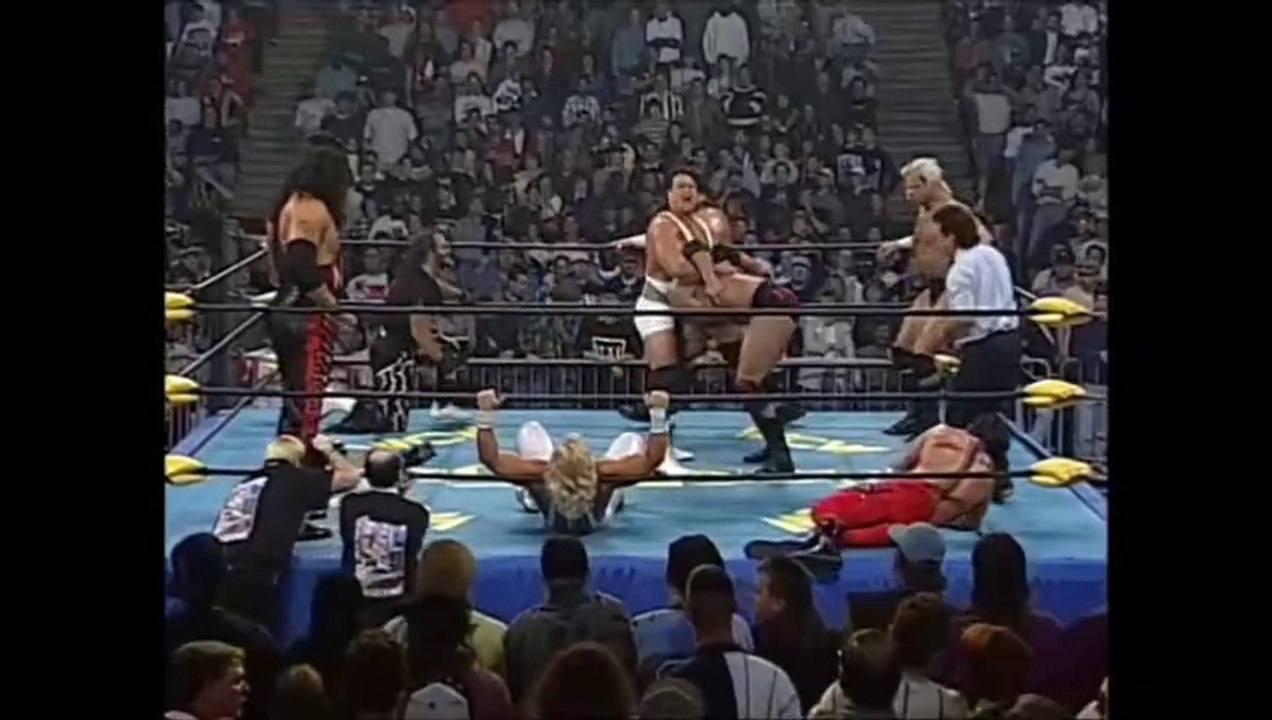 WCW Uncensored 1997 - Team WCW vs Team Piper vs Team Hogan (Triangle ...