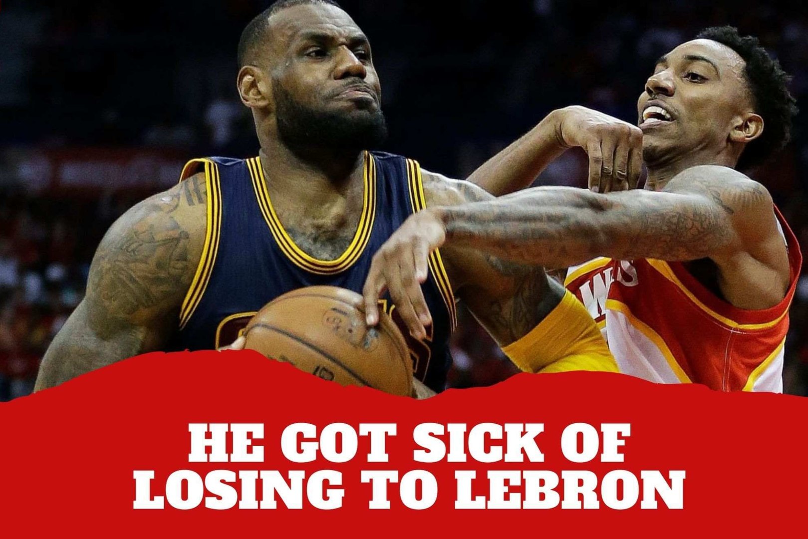 A sore loser! LeBron James pushed this former NBA player to the limit ... A sore loser! LeBron James pushed this former NBA player to the limit ...