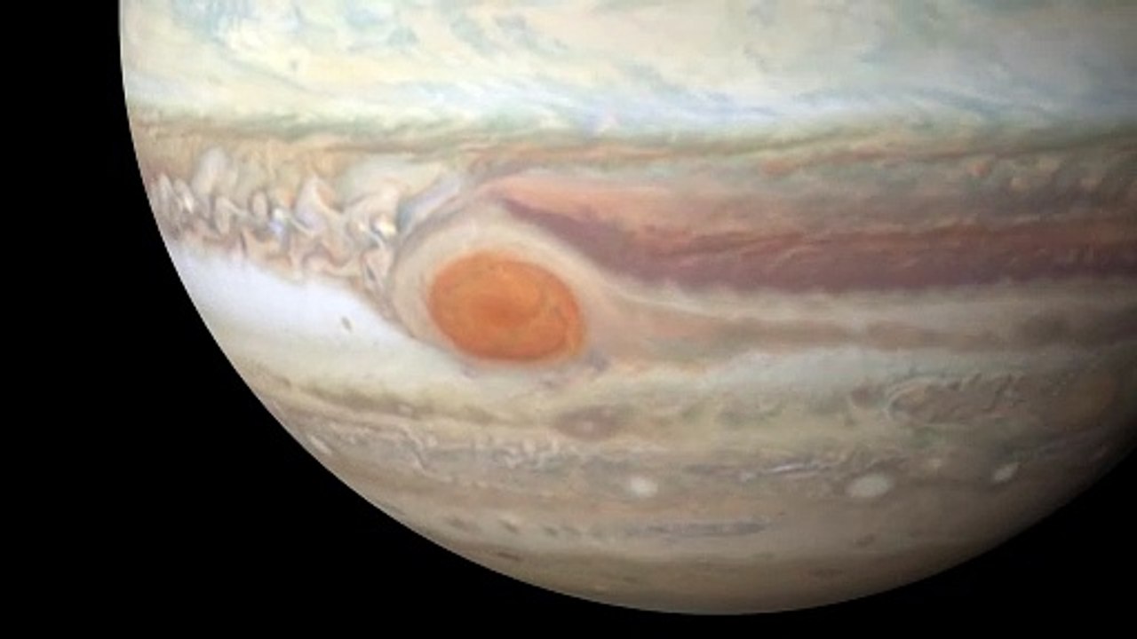 Jupiter In High Definition Created From Hubble Space Telescope Imagery ...