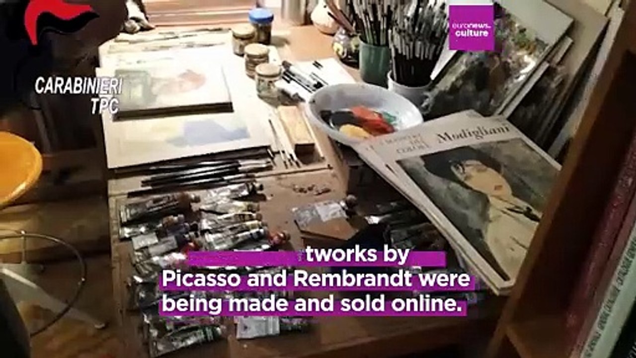 Italian police uncover secret art forgery workshop in Rome selling fake ...