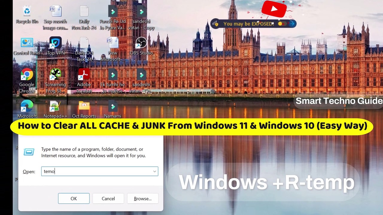 How to Delete Temporary Files, Cache & Junk on Windows 10/11 | Speed Up ...
