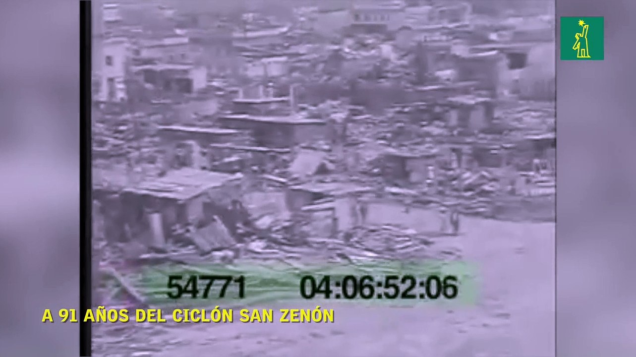 A 91 años del ciclón San Zenón - Vídeo Dailymotion