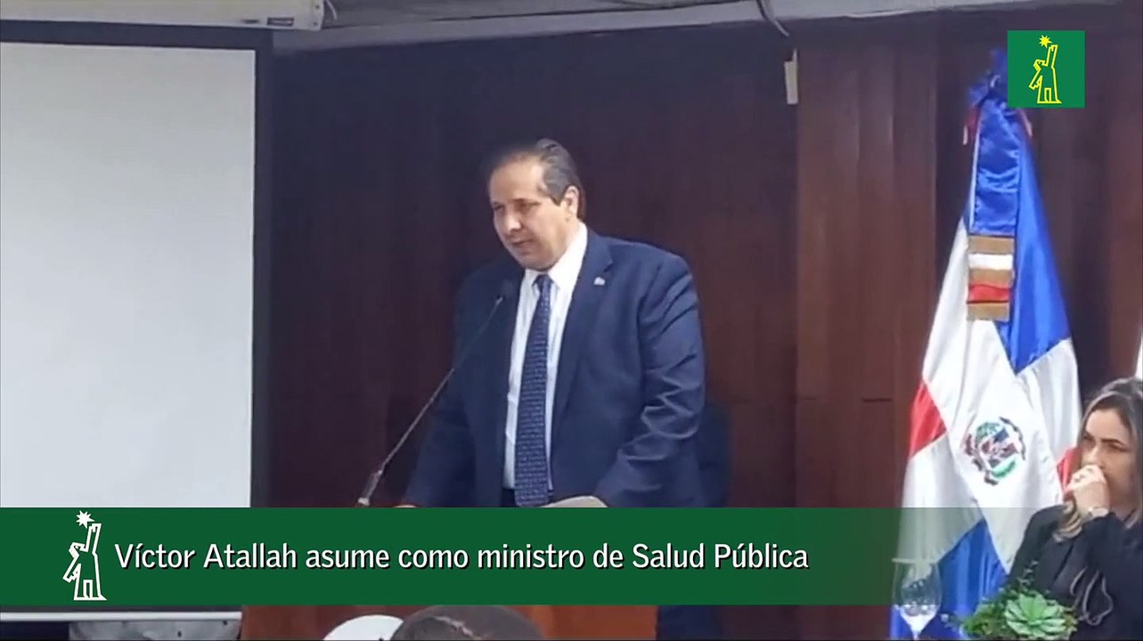 Víctor Atallah Asume Como Ministro De Salud Pública - Vídeo Dailymotion