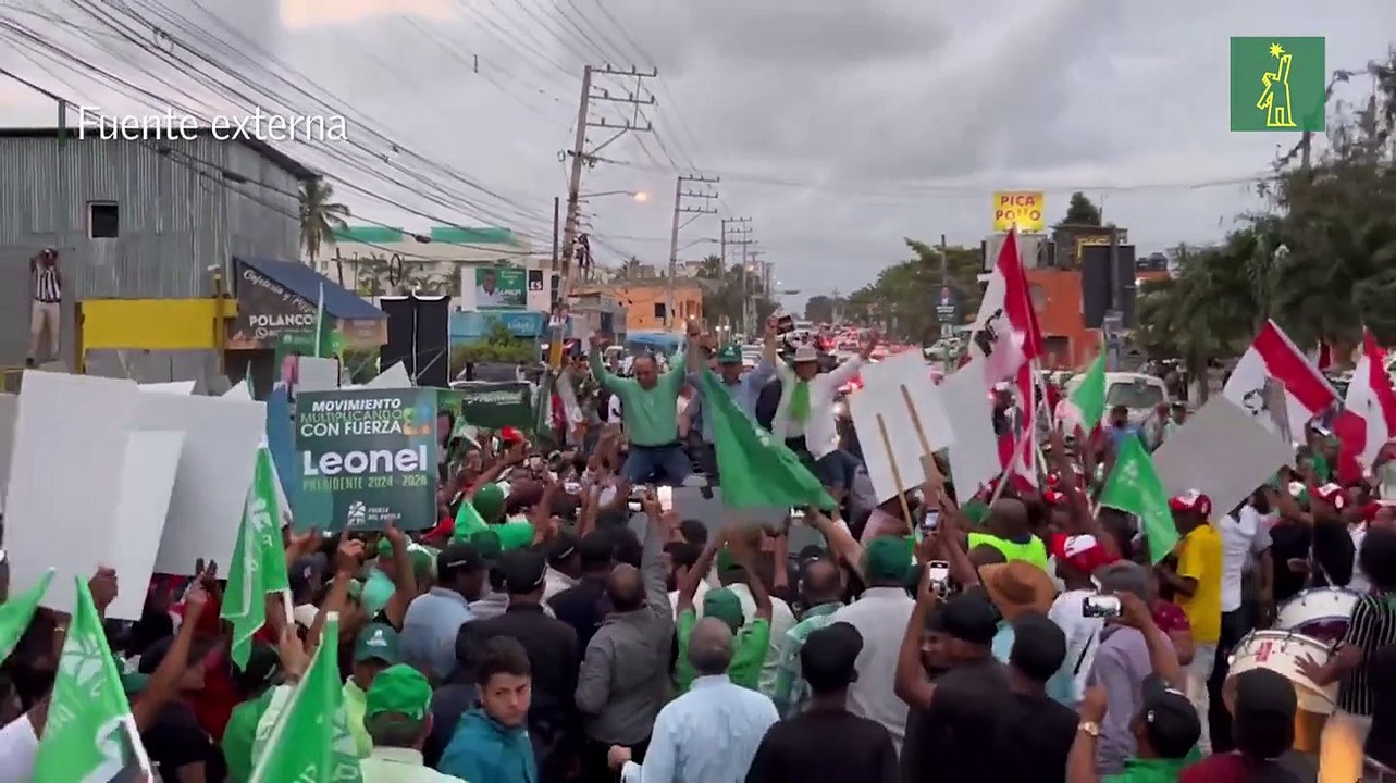 Leonel Fernández y Julio Romero en una caravana en Santo Domingo Este ...