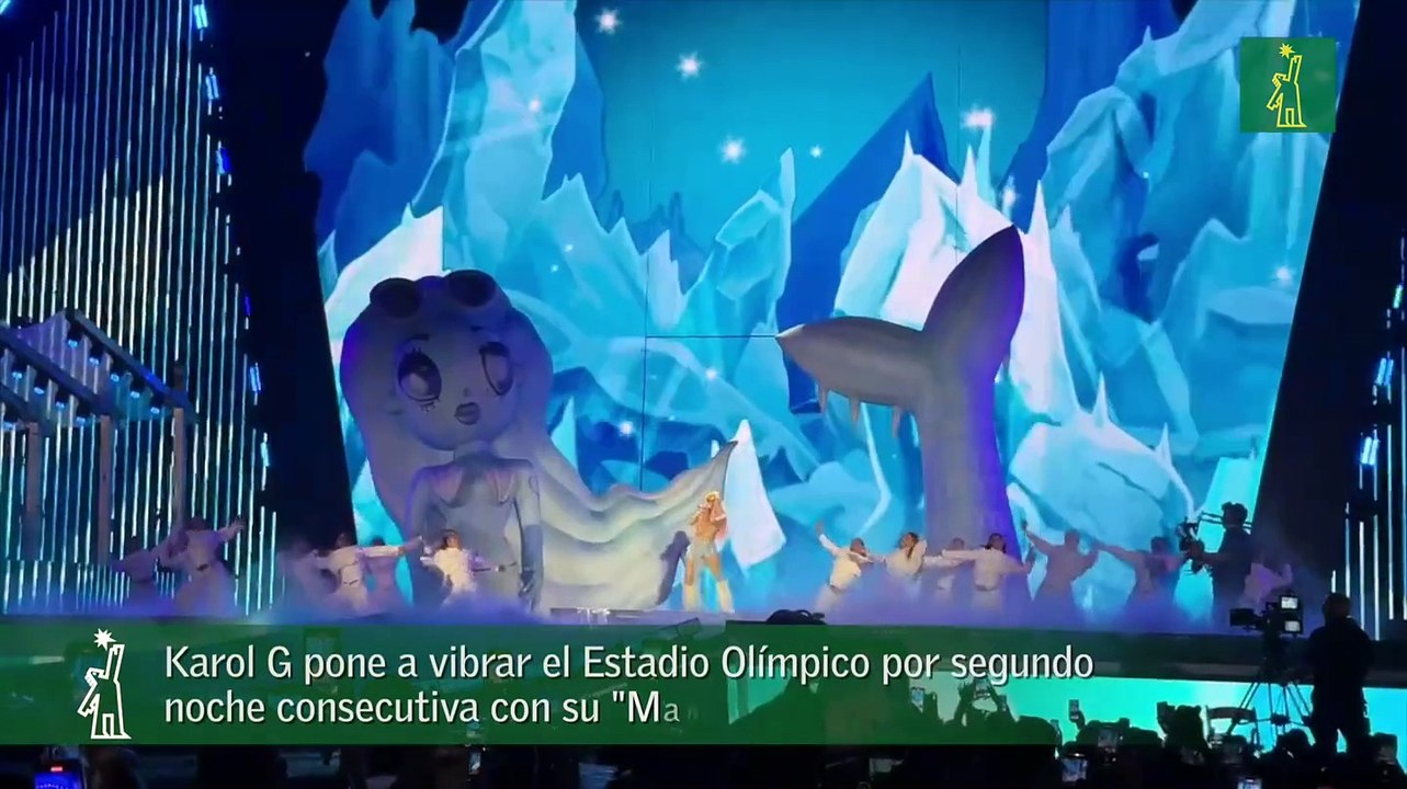 Karol G pone a vibrar el Estadio Olímpico por segundo noche consecutiva ...