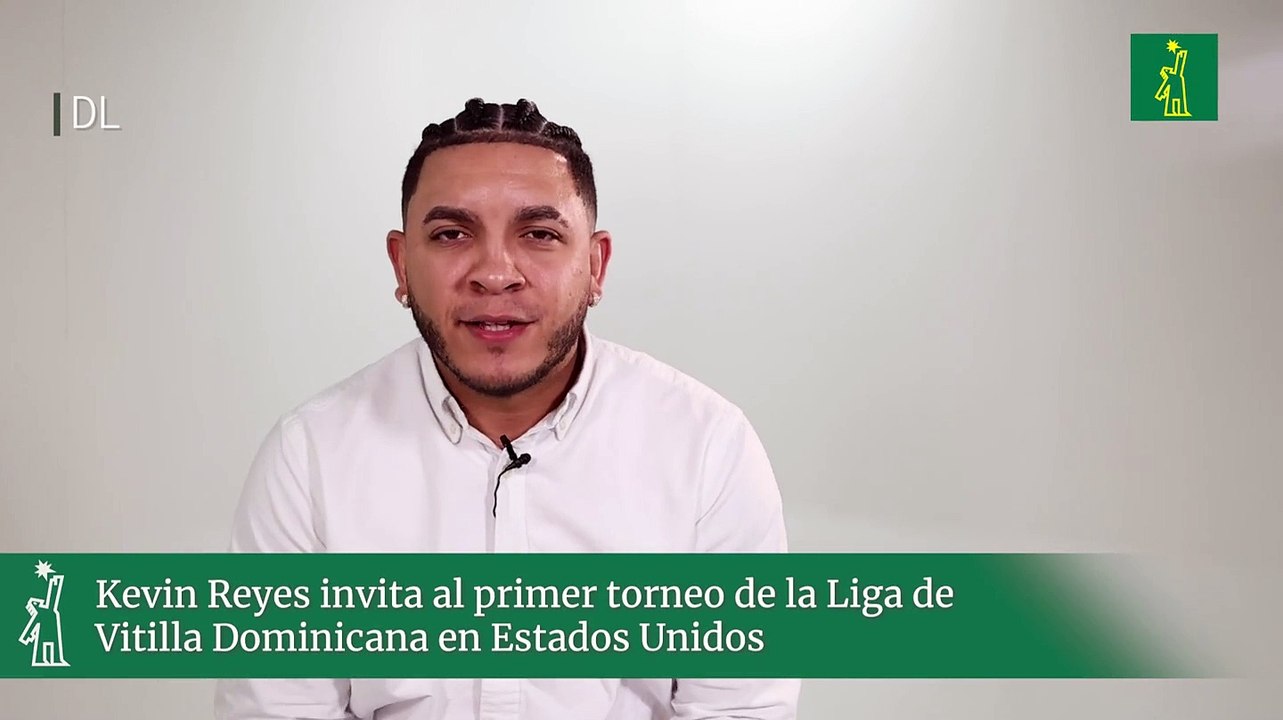 Kevin Reyes invita al primer torneo de la Liga de Vitilla Dominicana en Estados Unidos - Vídeo ...