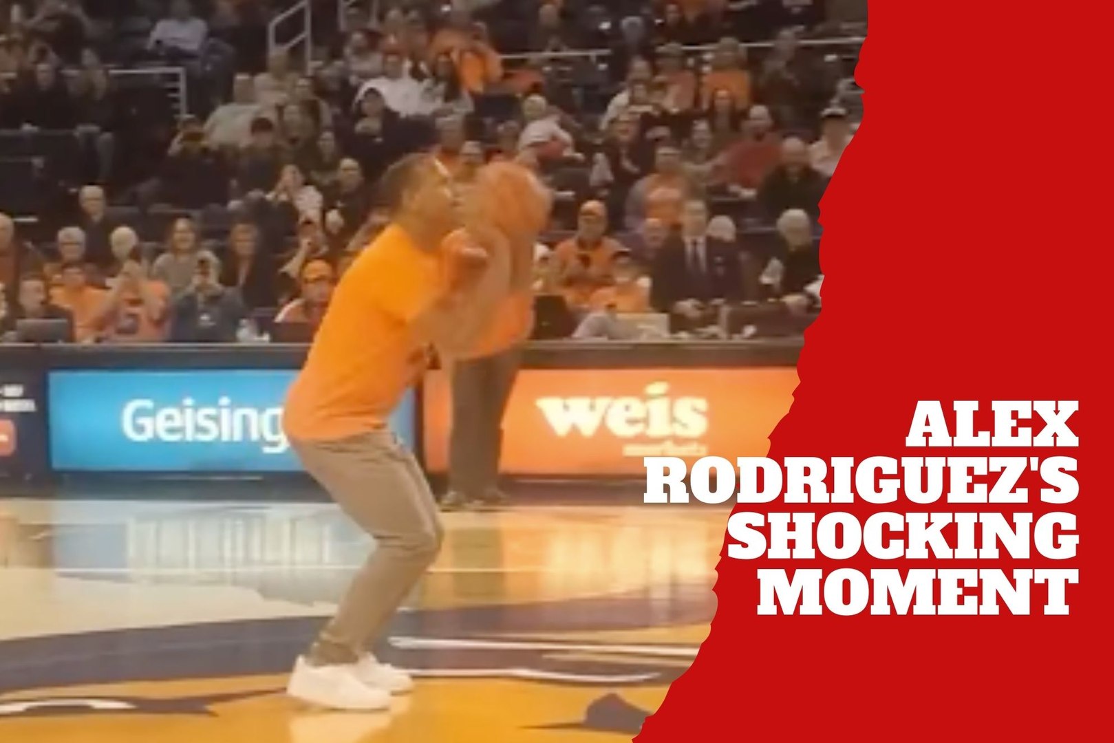 Way to go, A-Rod! Baseball legend shocks with incredible half-court ...
