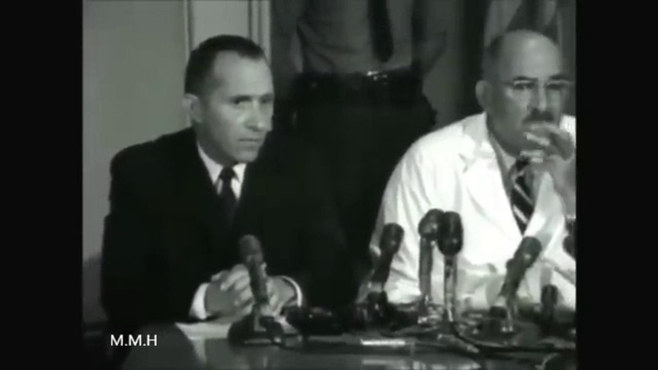Death of Marilyn Monroe press conference- Dr Theodore Curphey August ...