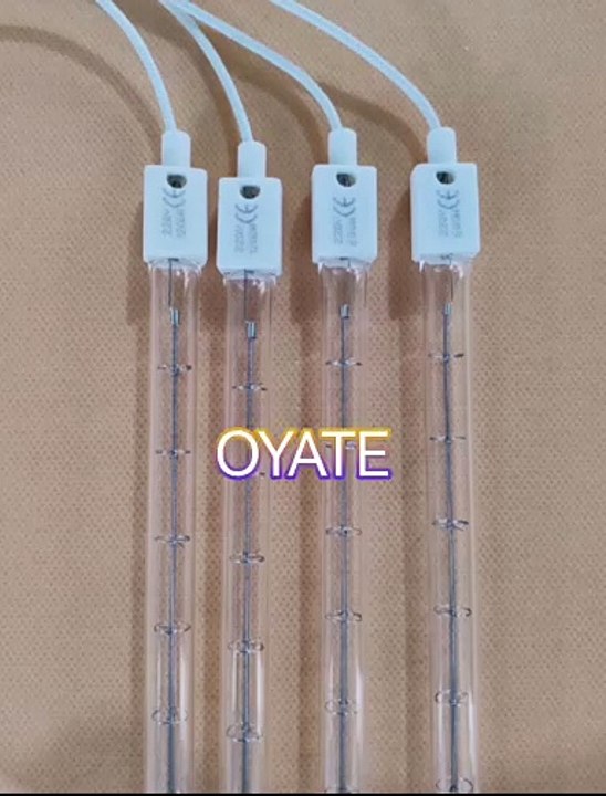 800mm 220v 800w Infrared Heat Lamps Quartz Halogen Heat Tubes for PET ...