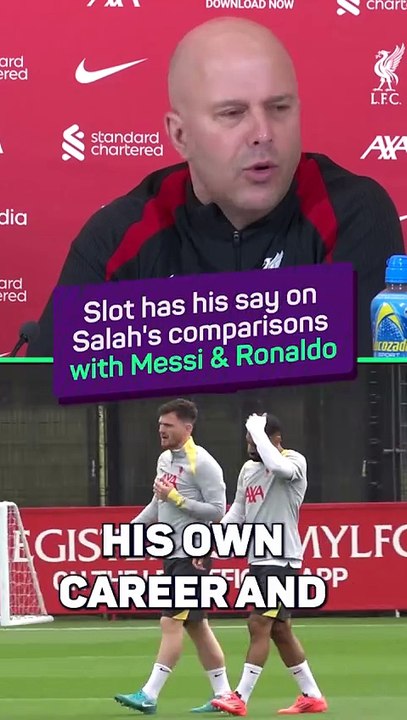 Is Salah on a par with Messi & Ronaldo? Slot has his say - video ...
