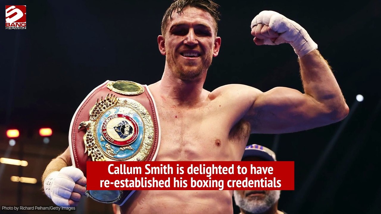 Callum Smith is excited to hush doubters after winning against Joshua ...