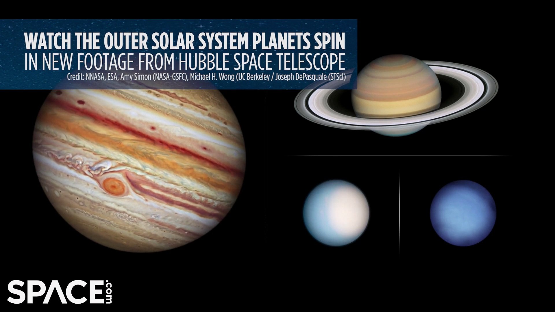 From Hubble Telescope Pictures Planets Say Cheese, Outer Planets!