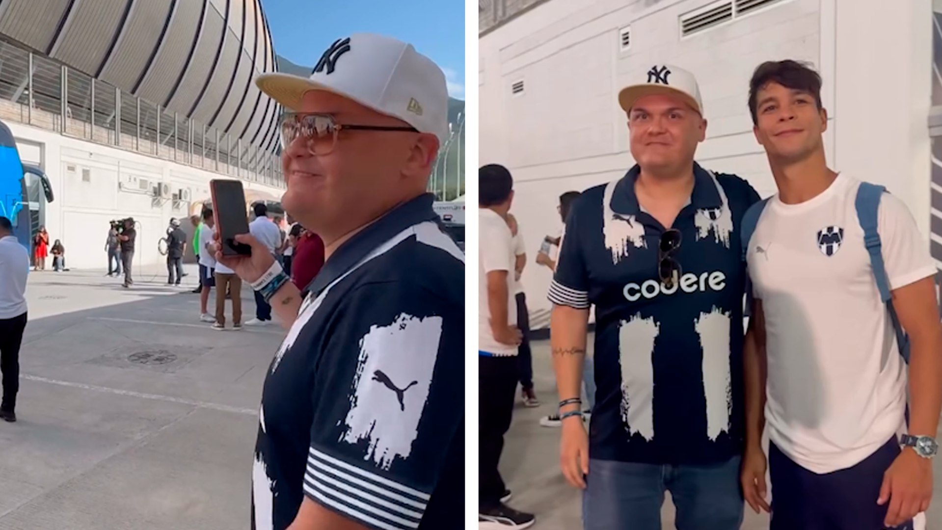 Fan de Rayados llega temprano al estadio y se lleva la sorpresa de ...