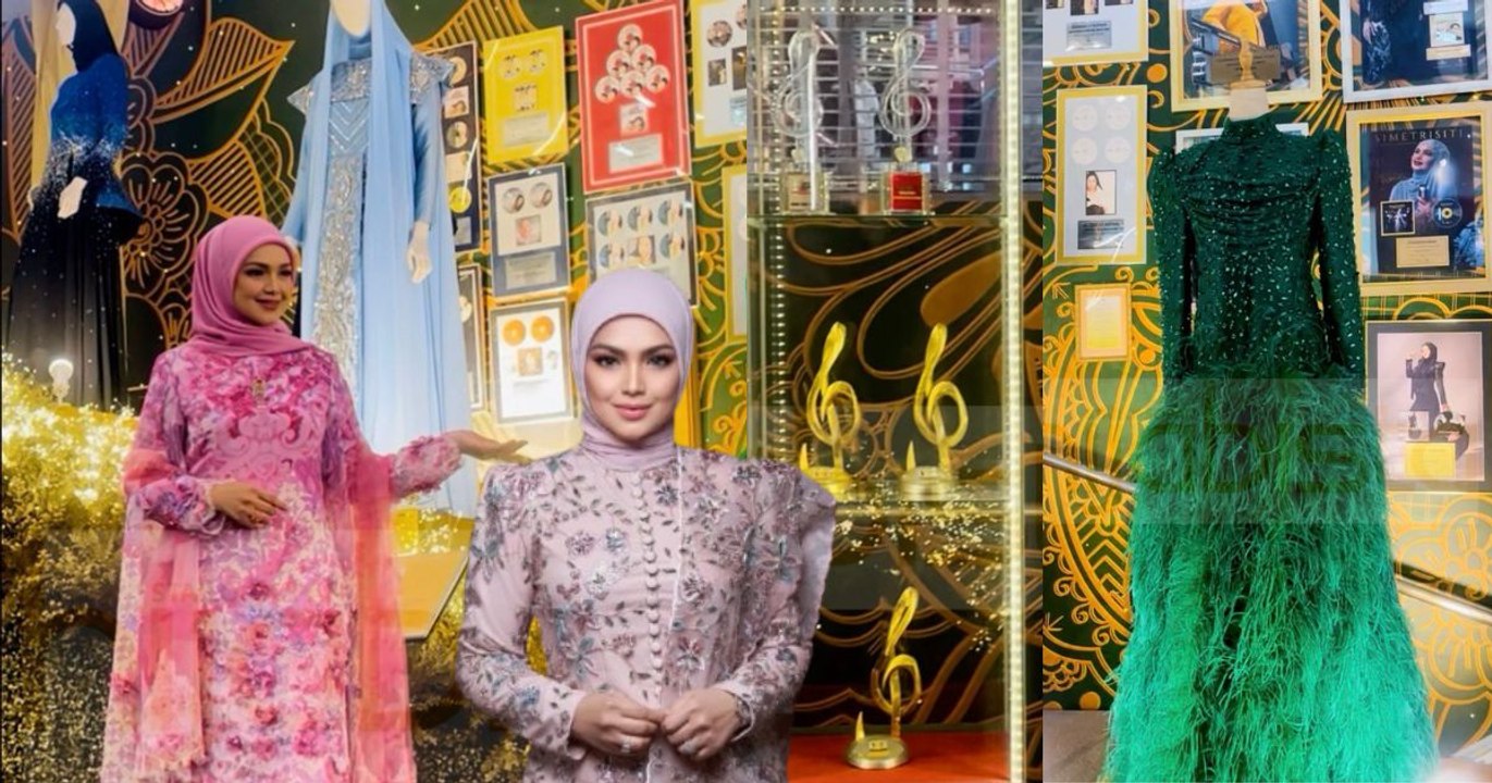 Galeri Khas Pamer Koleksi Busana Ikonik & Trofi Dato’ Sri Siti Nurhaliza Sempena 30 Tahun Dałam ...