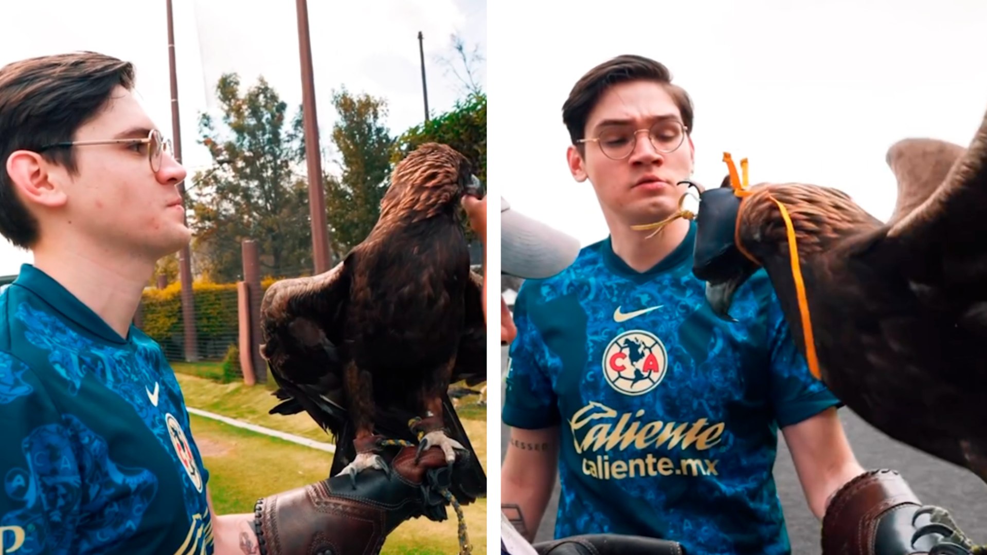 El Mariana, streamer mexicano, convive con el Águila Real del América ...