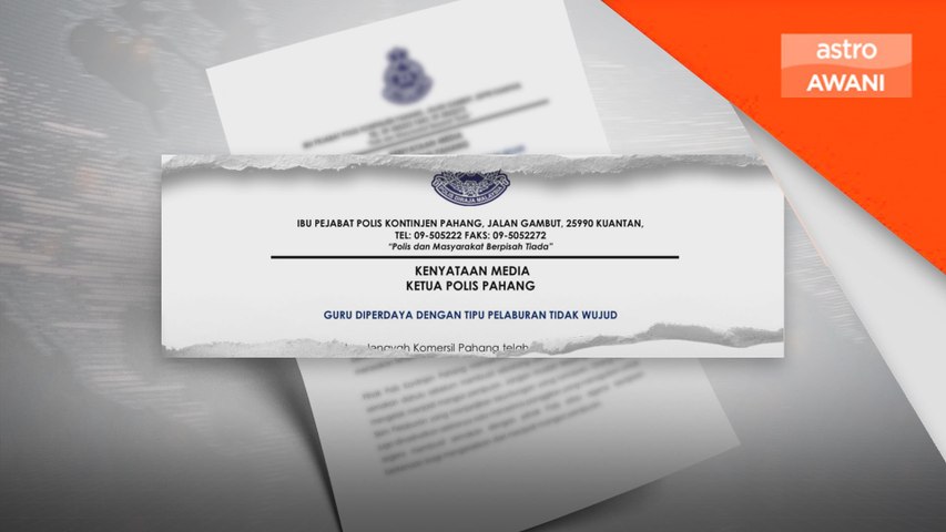 Guru rugi lebih RM200,000 terperdaya skim pelaburan tidak wujud | AWANI International