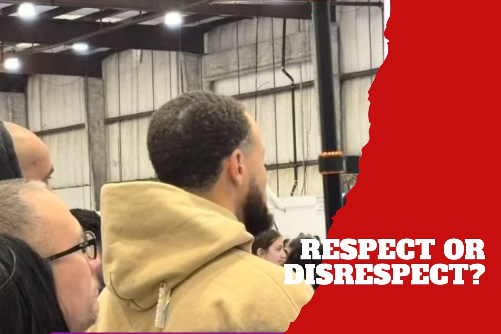 Good luck Steph! Volleyball ball kids clipped Steph Curry to give him ...