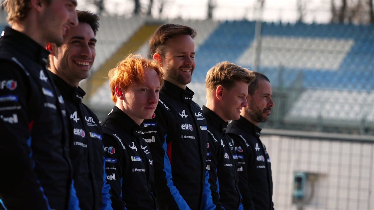 Alpine Endurance Team - 2025 WEC Season Pre-season testing driver line ...