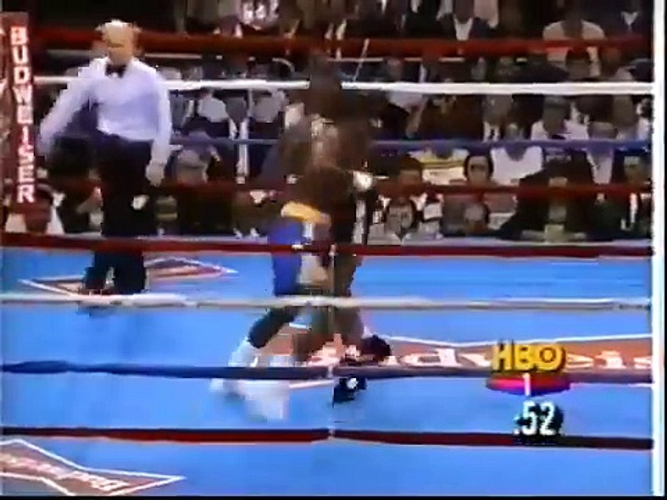 Evander Holyfield vs Bert Cooper + George Foreman interview - HBO 11-23 ...