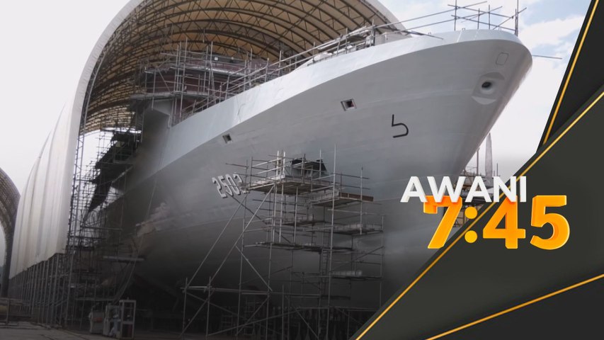 LCS 1 diserah Ogos 2026, pembinaan LCS 2-5 ikut jadual | Astro Awani